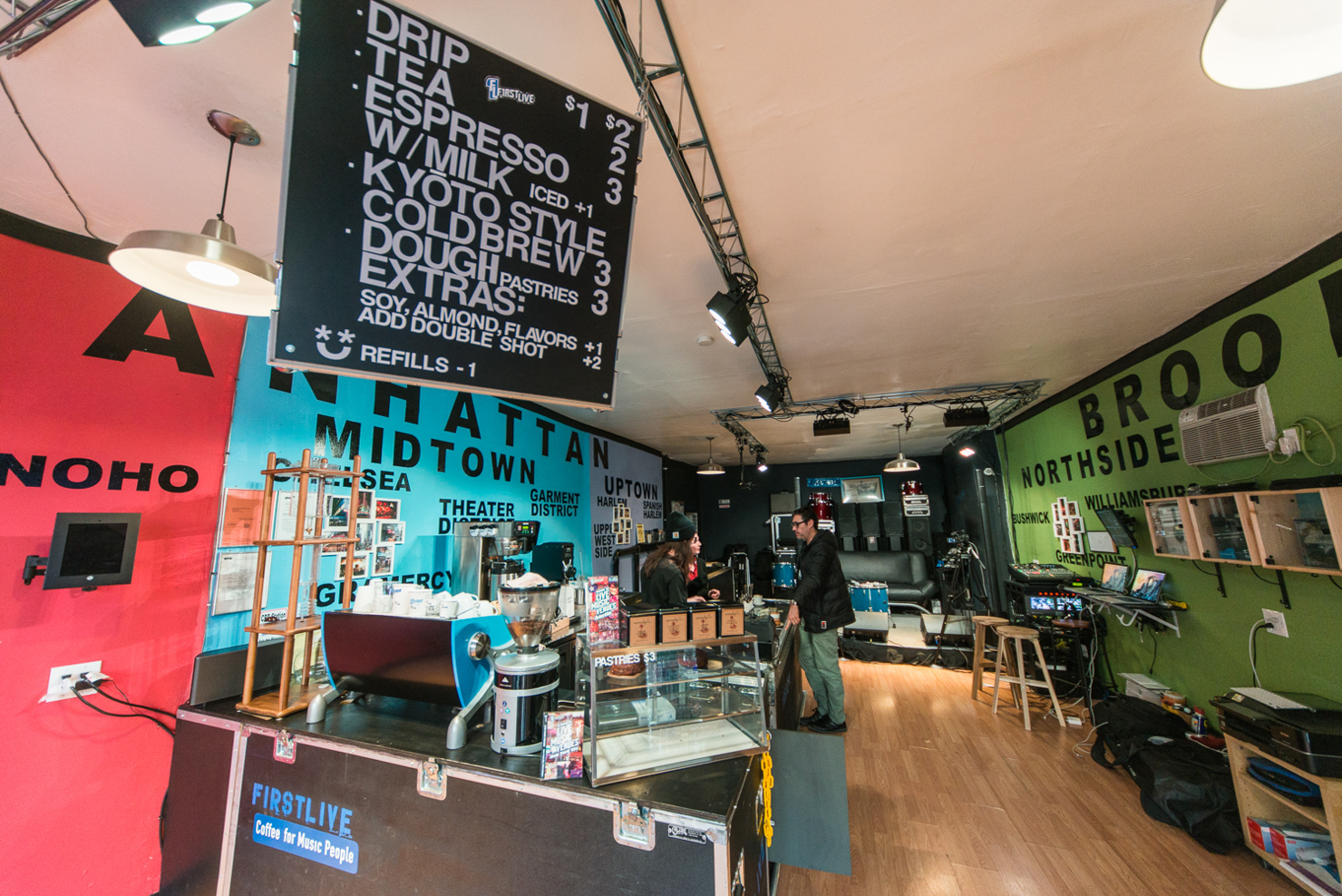 FirstLive Brooklyn: A Coffee Bar Recording Studio In Bushwick | Sprudge ...