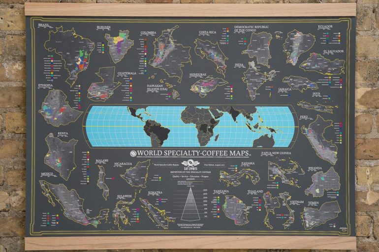 The World Specialty-Coffee Map By Cafe Imports | Sprudge Coffee