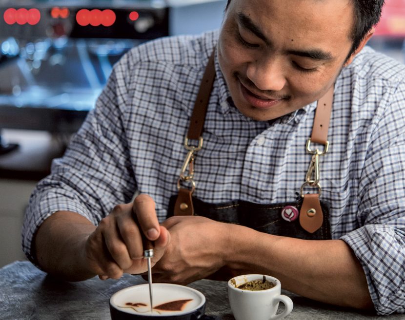 The Art Of Pour: An Interview With Coffee Art Author Dhan Tamang | Sprudge Coffee