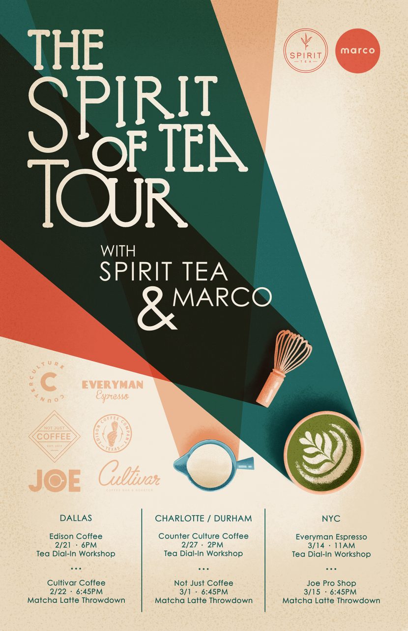 Spirit Tea And Marco's Spirit Of Tea Tour Heads East | Sprudge Coffee